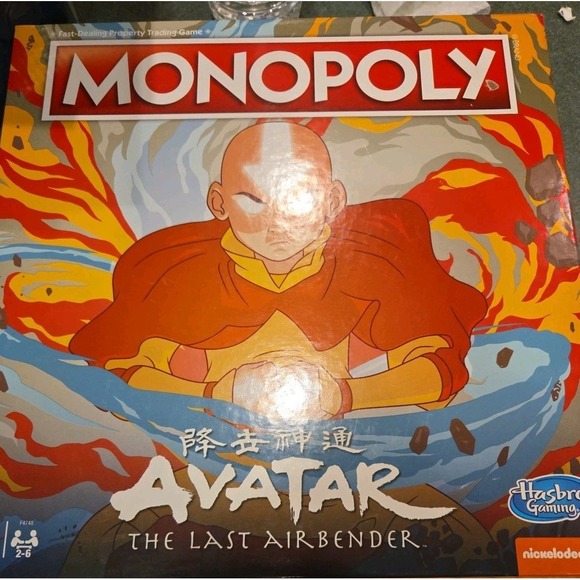 Hasbro | Games | New Monopoly Avatar The Last Airbender Board Game ...